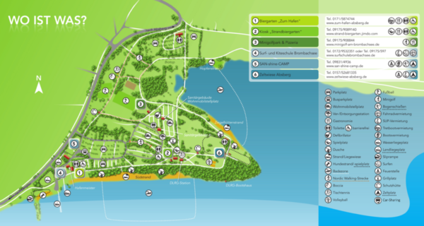 Wohnmobilstellplatz am Brombachsee: Der Reisemobilhafen auf der ...